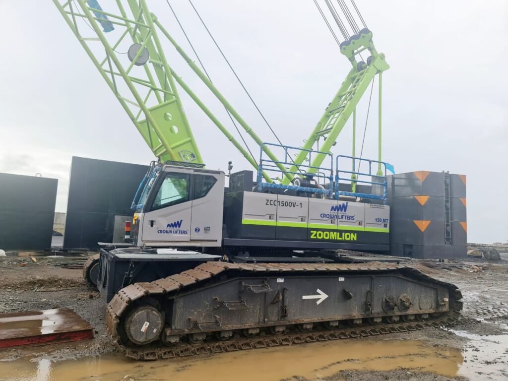 Zoomlion ZCC1500V-1 Crawler Lattice Boom 150 MT Crane – Crown Lifters