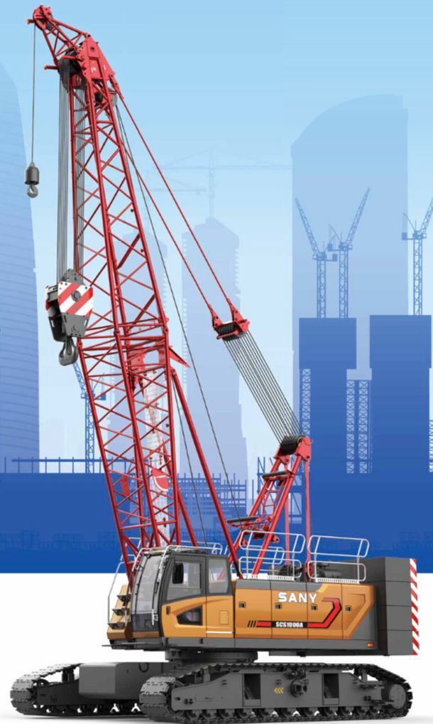 Sany SCS1000A Crawler Lattice Boom 100 MT Crane – Crown Lifters